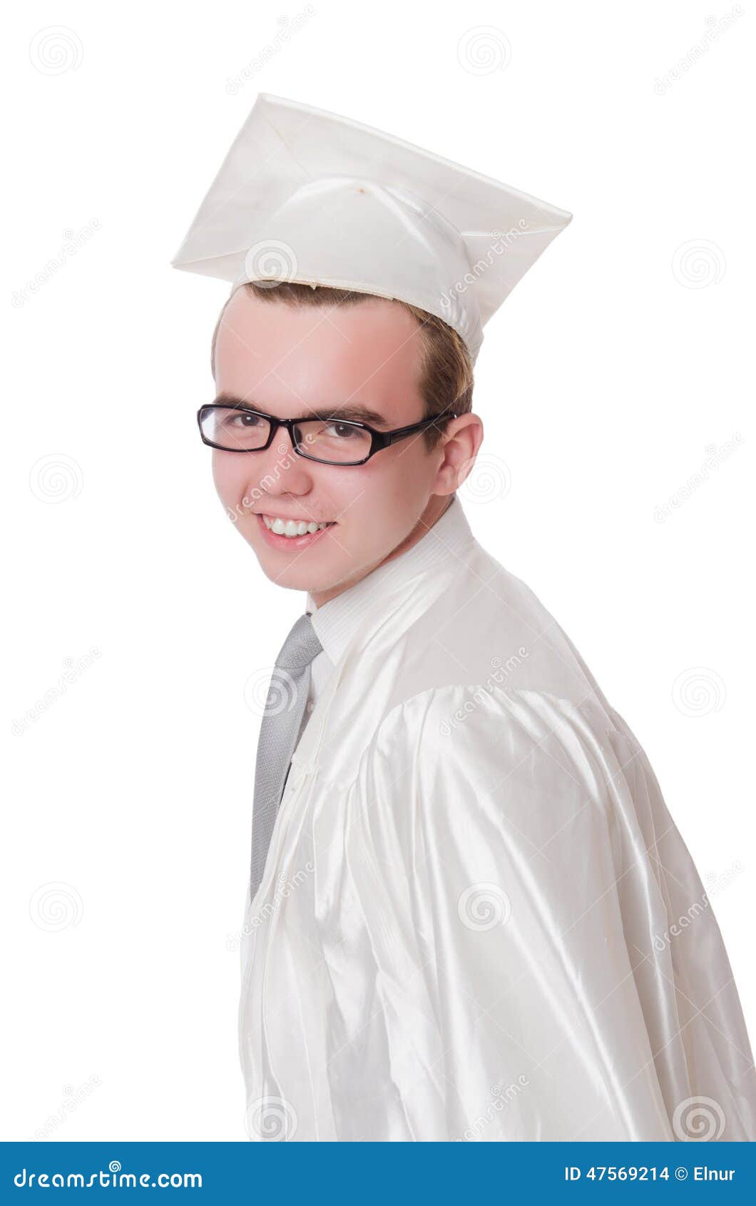 Young Male Student Graduated from High School Stock Photo - Image of ...