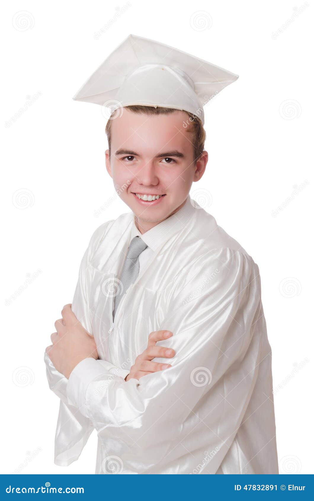 Young Male Student Graduated from High School Stock Image - Image of ...