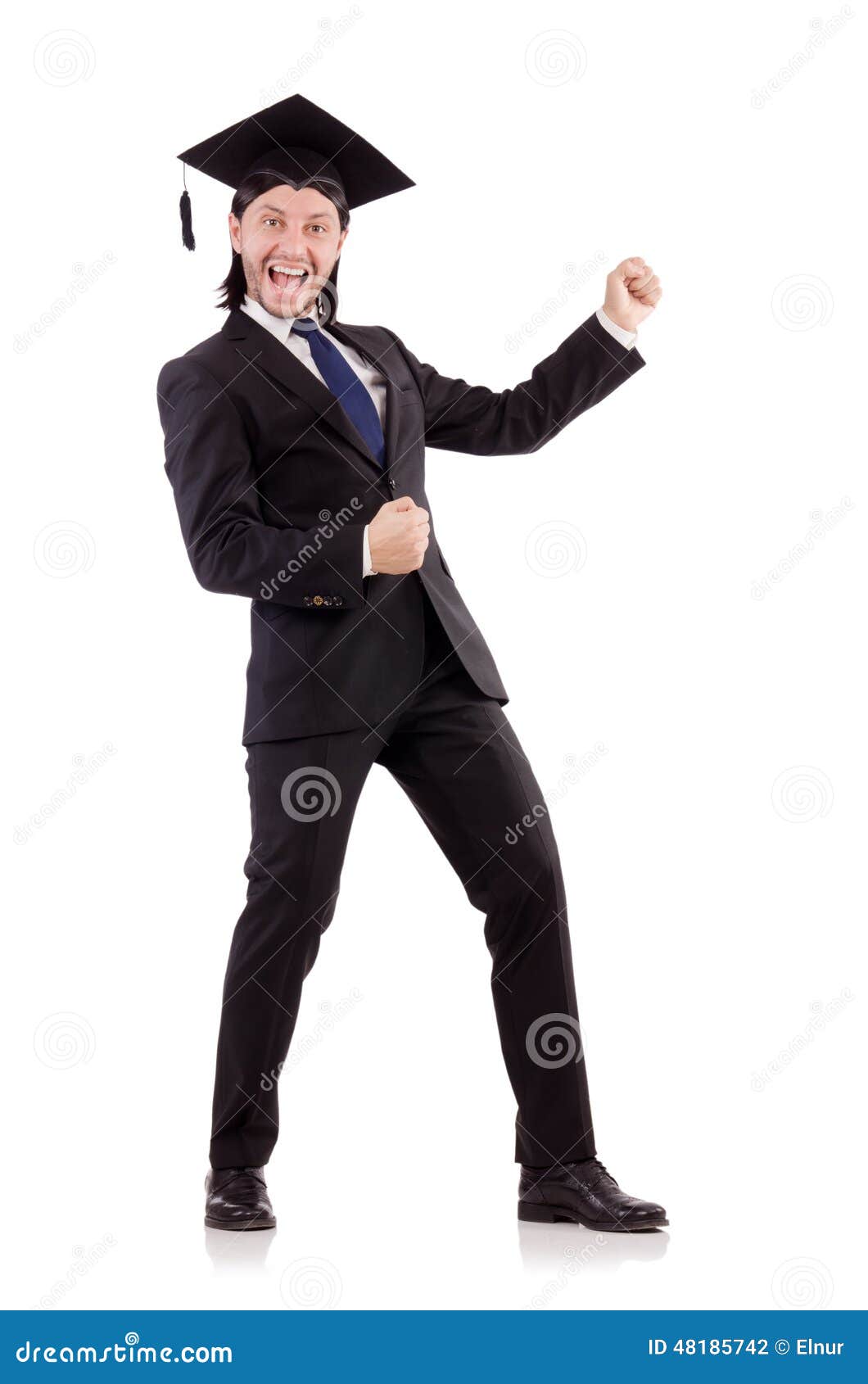 Young Male Student Graduated from High School Stock Photo - Image of ...