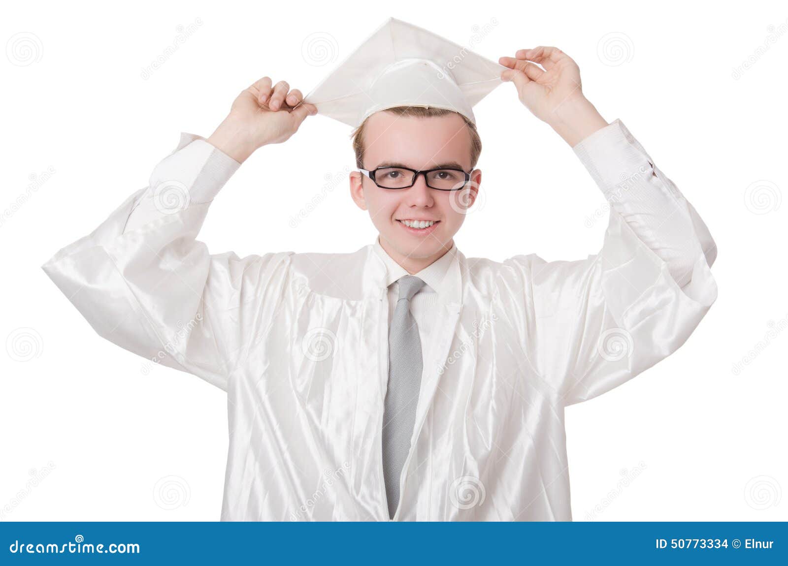 Young Male Student Graduated from High School Stock Photo - Image of ...