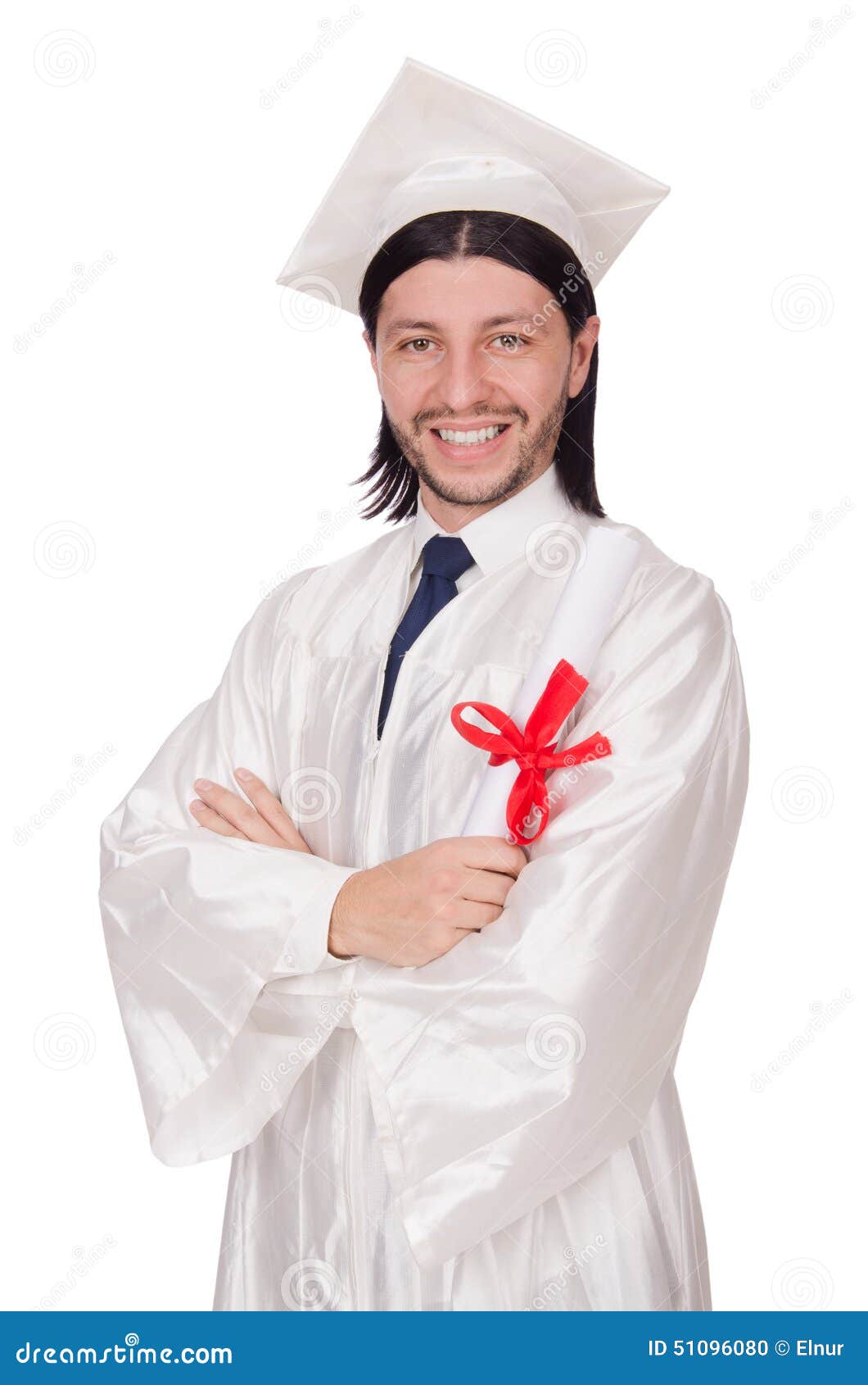Young Male Student Graduated from High School Stock Photo - Image of ...