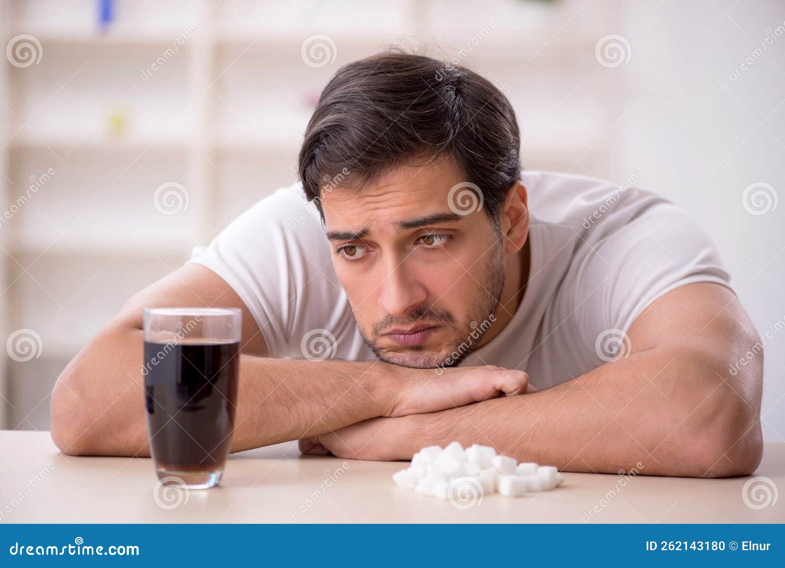Young Male Student Testing Soft Drink Stock Photo - Image of healthcare ...