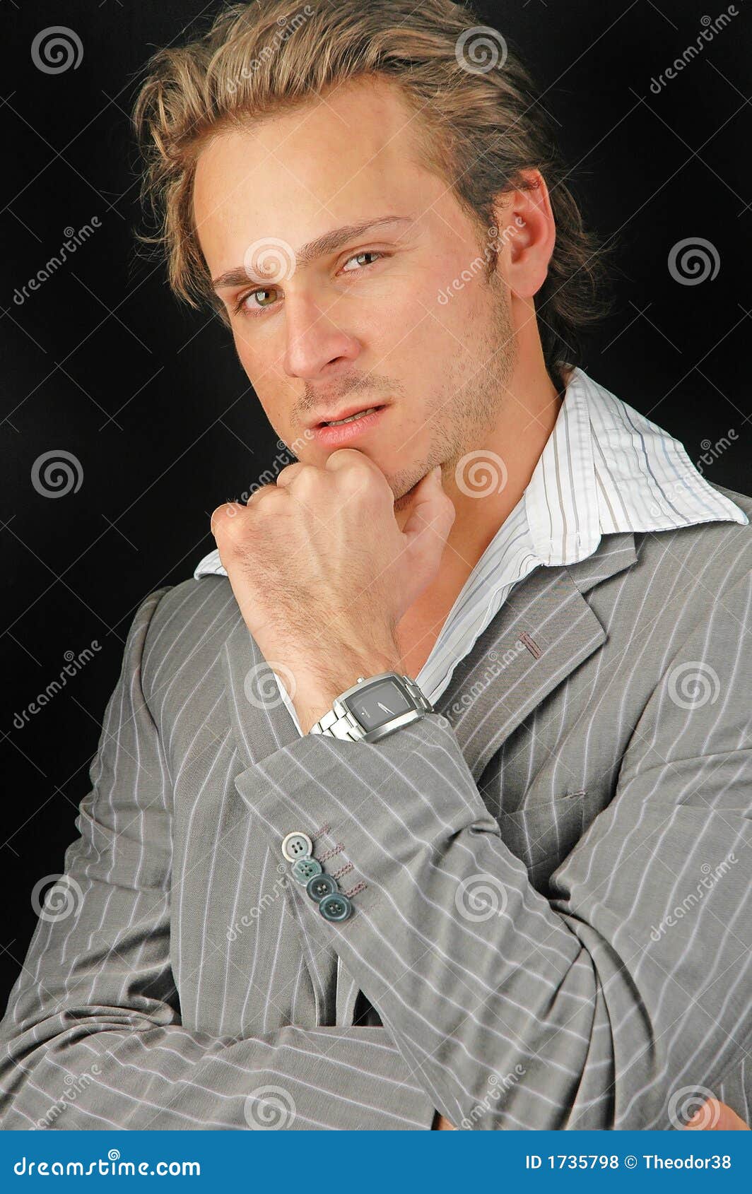 Young man stock photo. Image of handsome, young, dude - 1735798