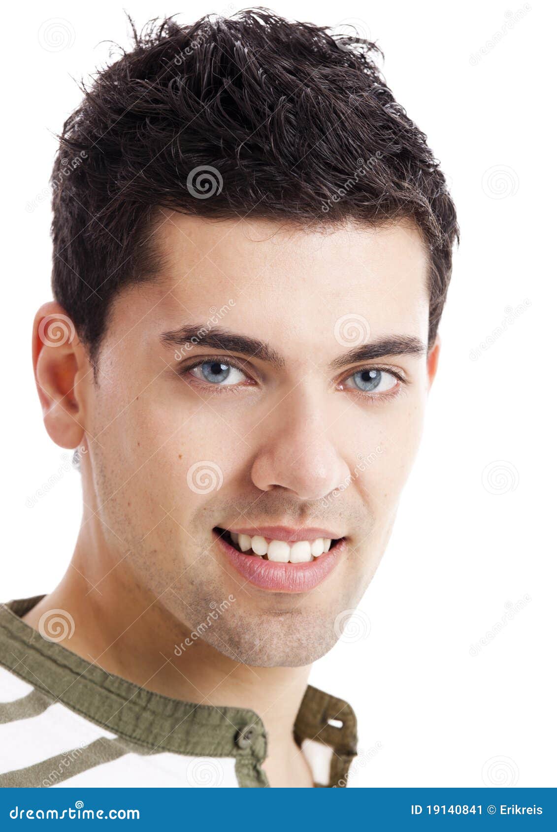 Young man stock image. Image of look, expression, friendly - 19140841