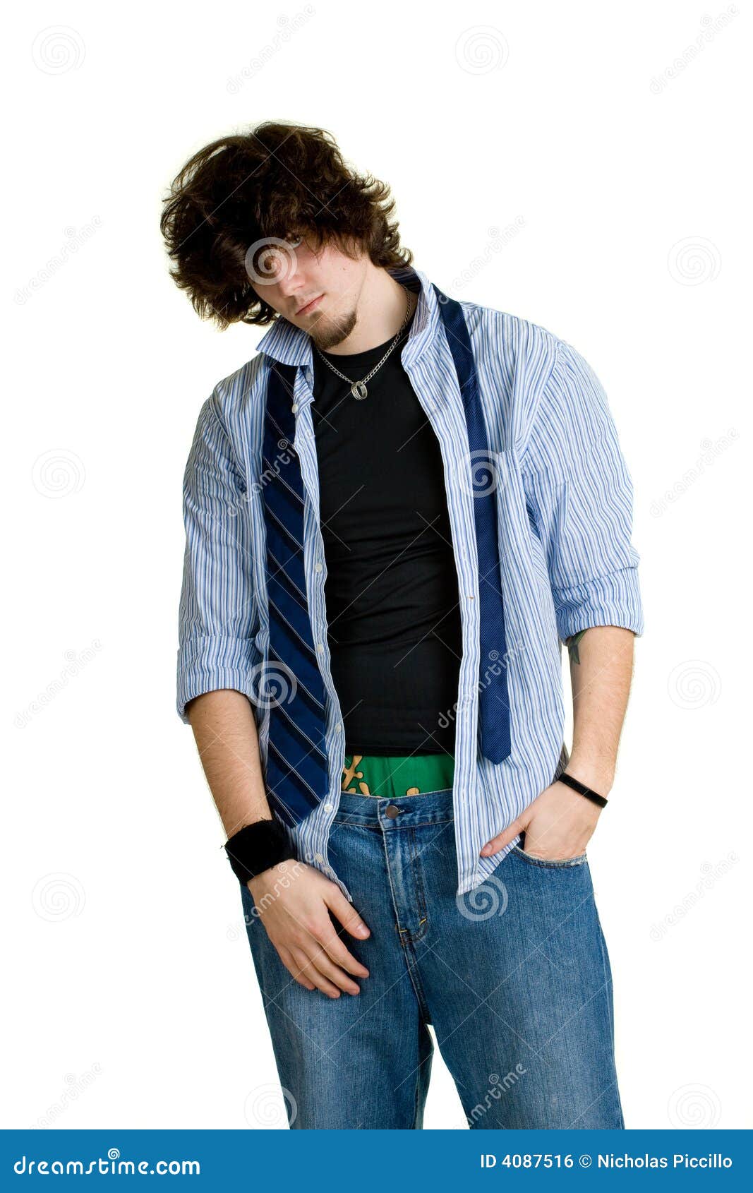 Young Man stock photo. Image of portrait, person, male - 4087516