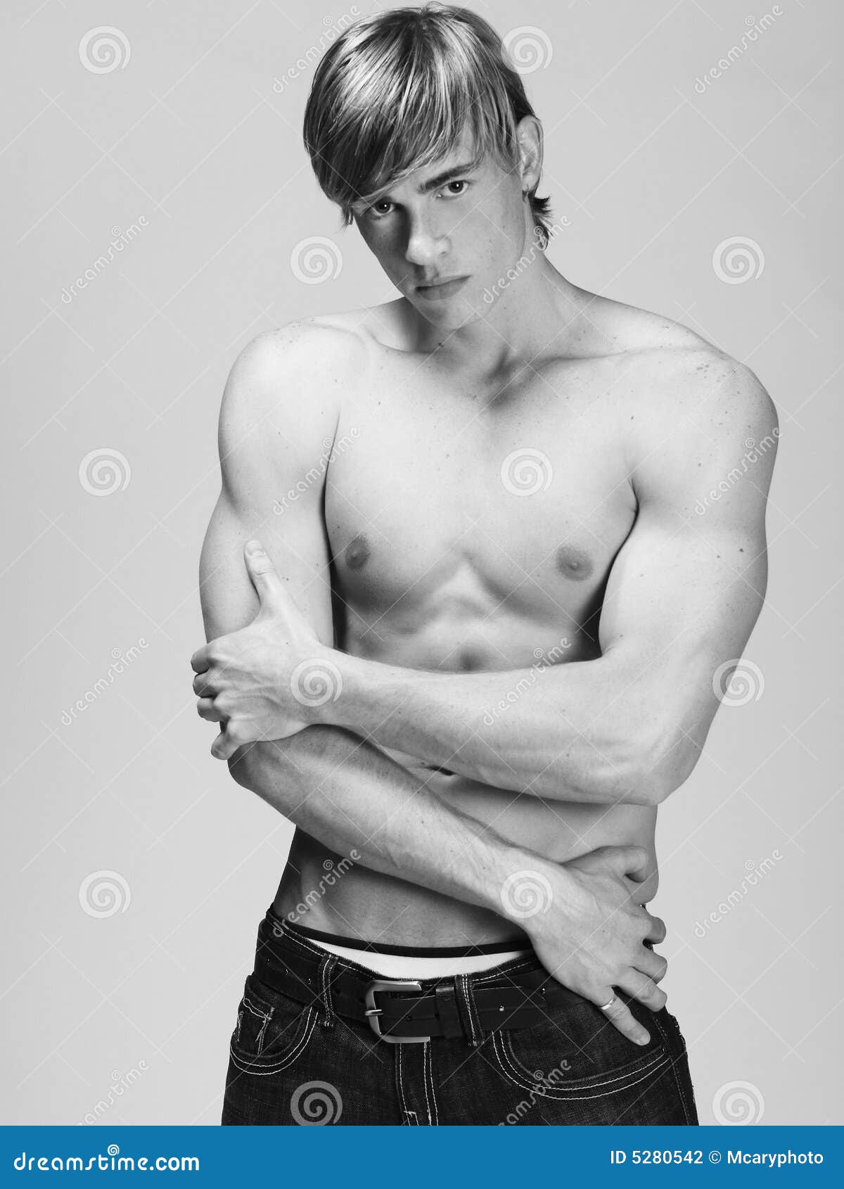 Young man stock photo. Image of chest, torso, young, pecs - 5280542