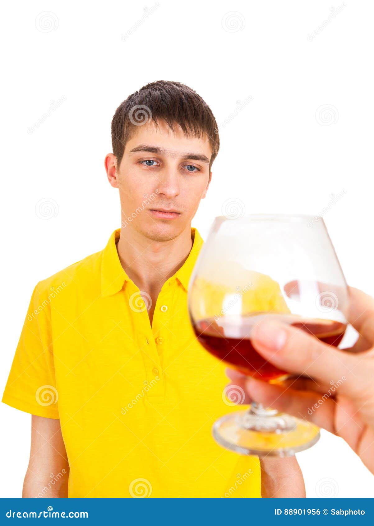 Young Man with Alcohol stock photo. Image of seduction - 88901956