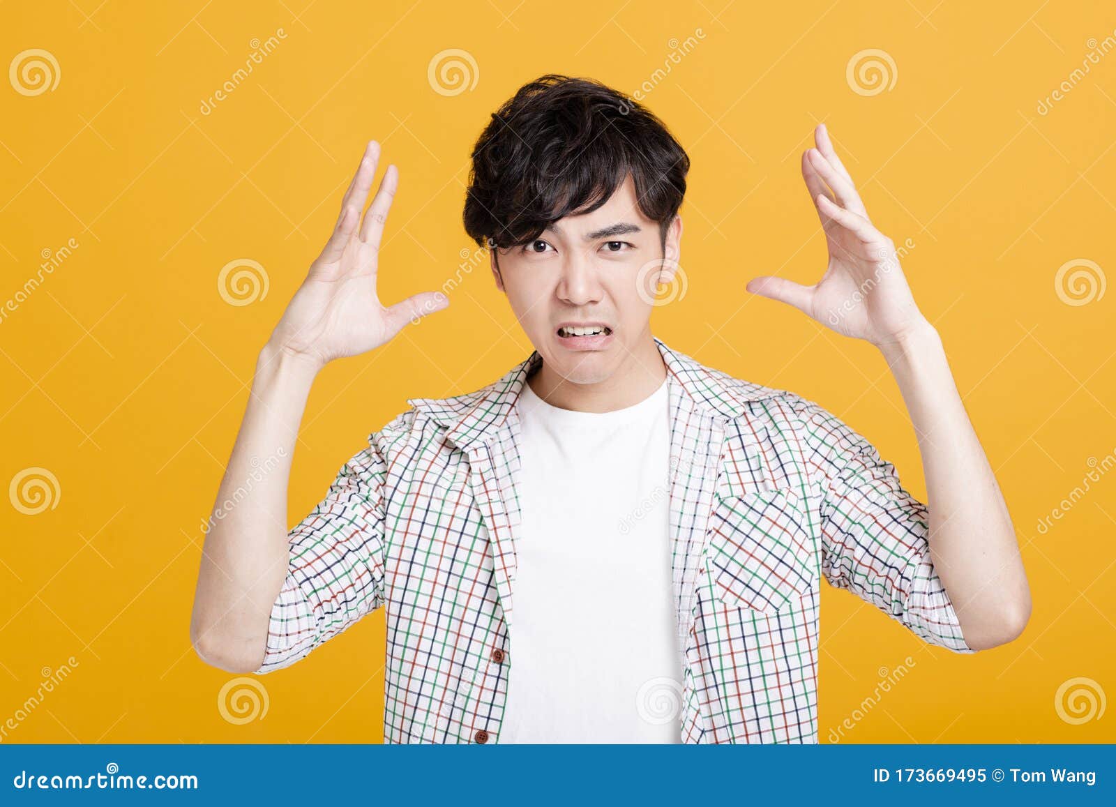 Young Man Angry and Surprised Stock Image - Image of emotion, nervous ...