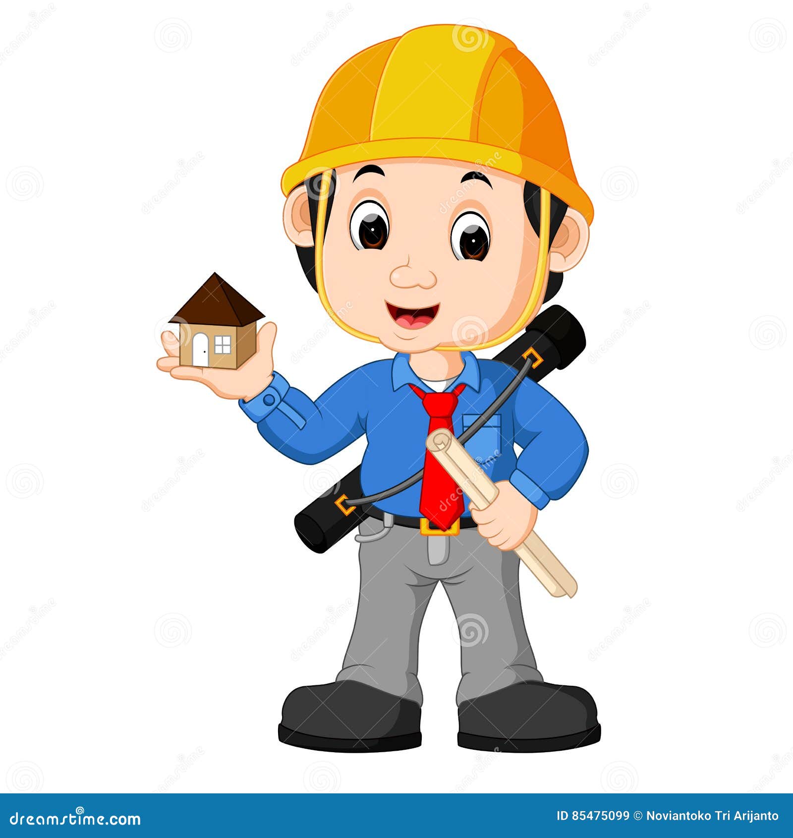 Young Man Architect Cartoon Stock Vector - Illustration of elegant ... Young Man Architect Cartoon Stock Vector - Illustration of elegant ...