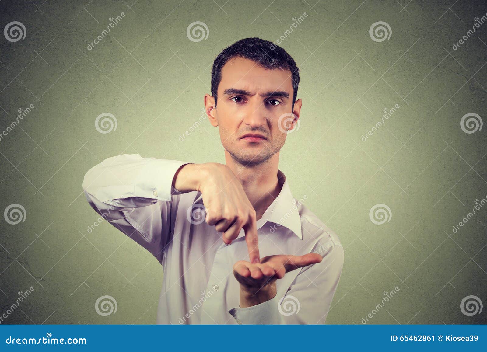 Young Man Asking for More Money To Pay Back Debt Stock Image - Image of ...
