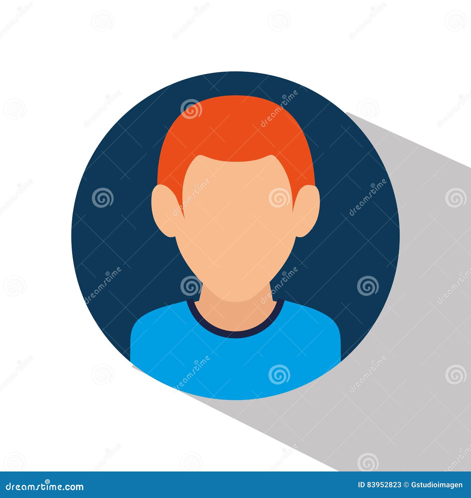 Young man avatar character stock illustration. Illustration of ...