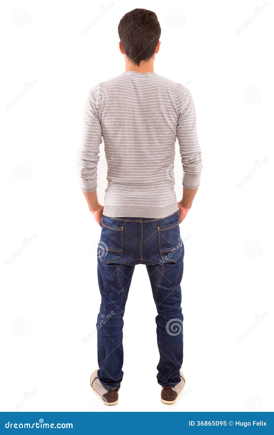 Young man stock image. Image of backview, back, person - 36865095