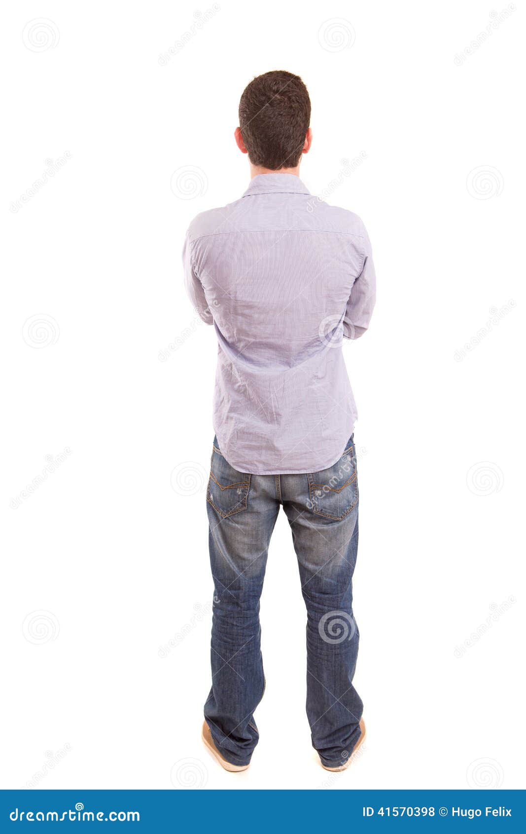 Young man stock photo. Image of expression, full, model - 41570398