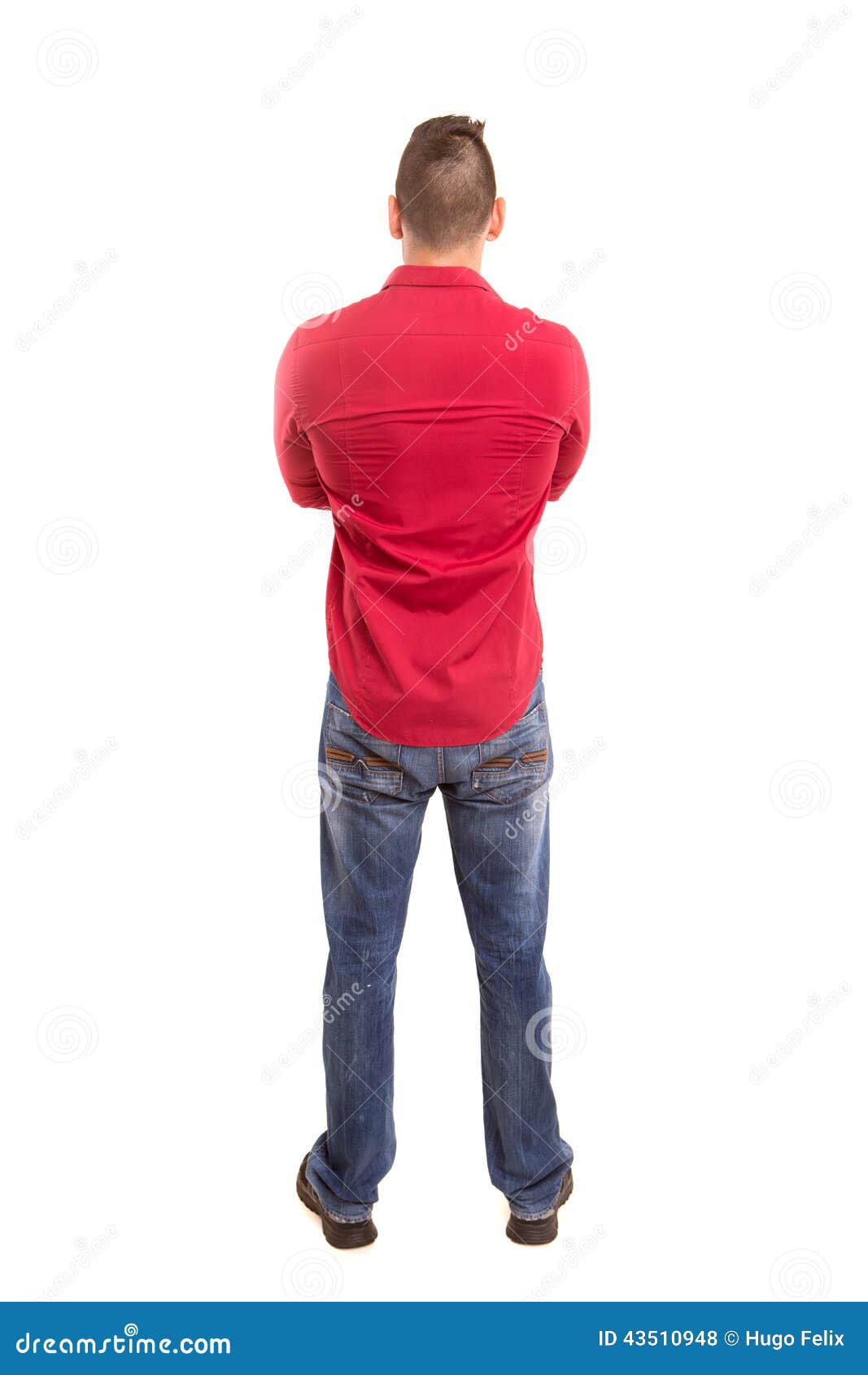 Young man stock photo. Image of concept, model, backside - 43510948