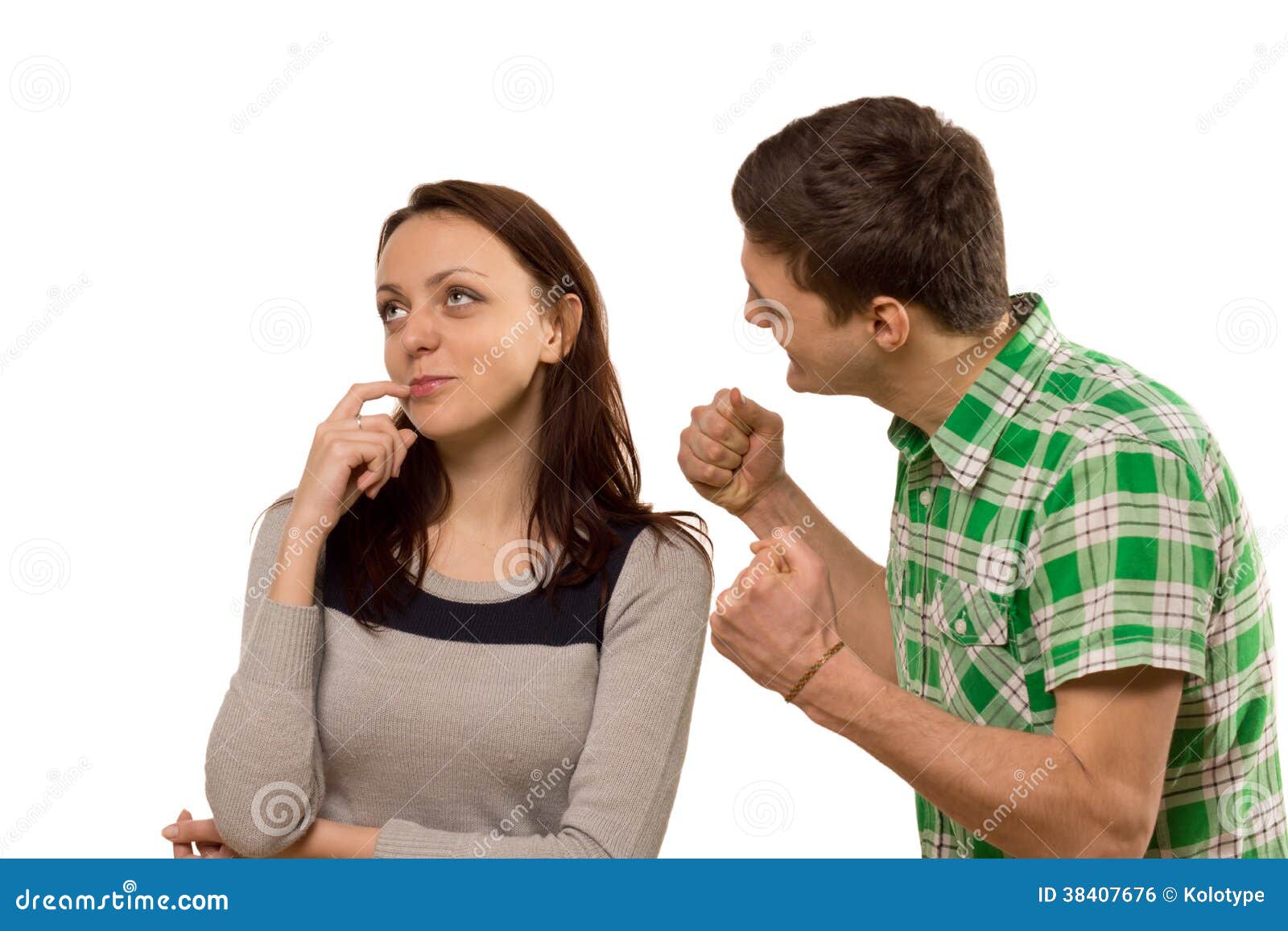 Young Man Balling His Fists in Frustration Stock Photo - Image of ...