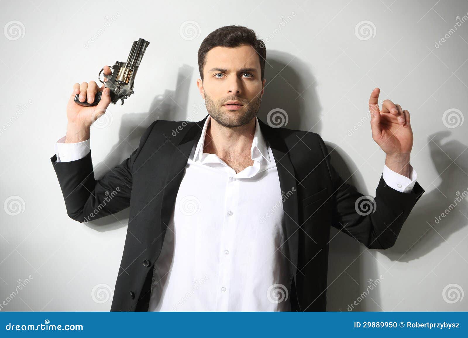 Bandit Surrendering Stock Photo - Image: 29889950