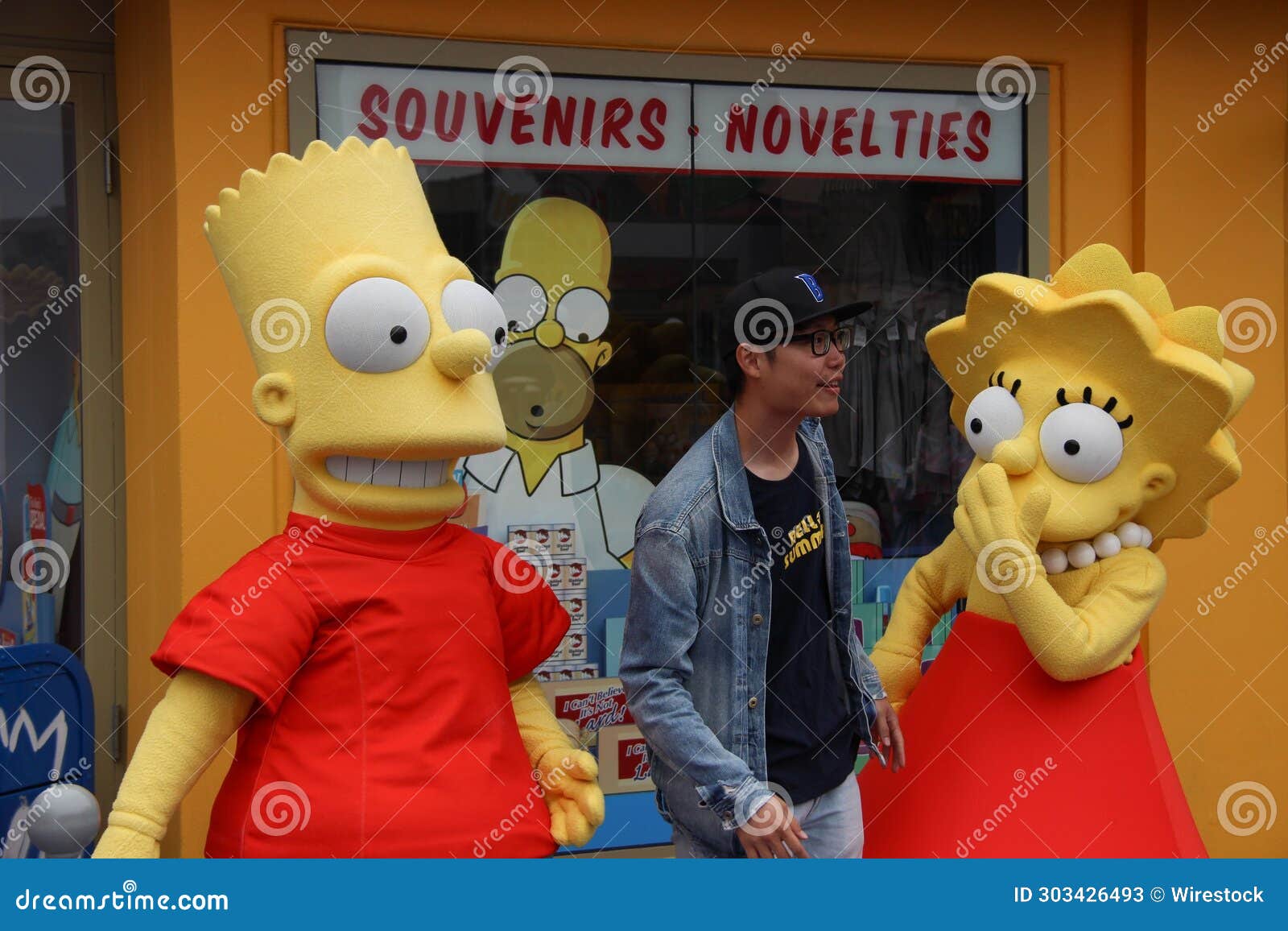 Krustyland In The Simpsons Ride Area In Universal Studios Hollywood ...
