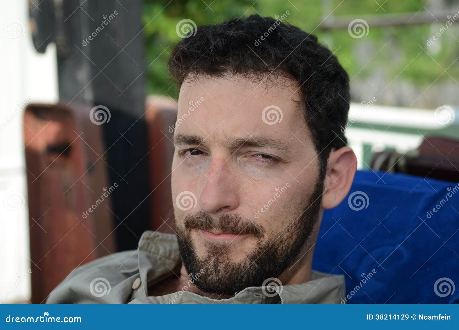 Young man with beard stock image. Image of expressive - 38214129