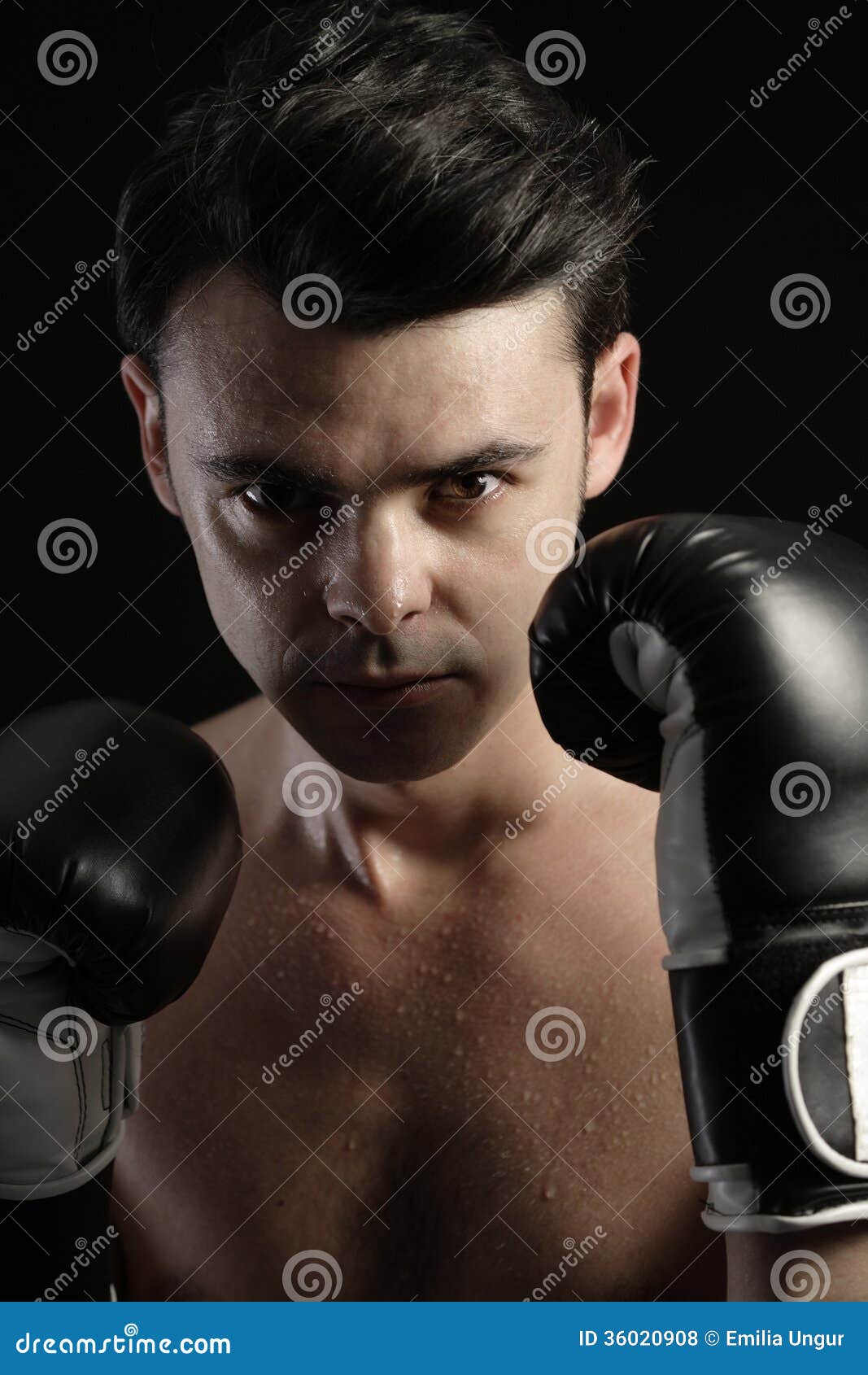 Young man boxing stock photo. Image of aggression, fighting - 36020908