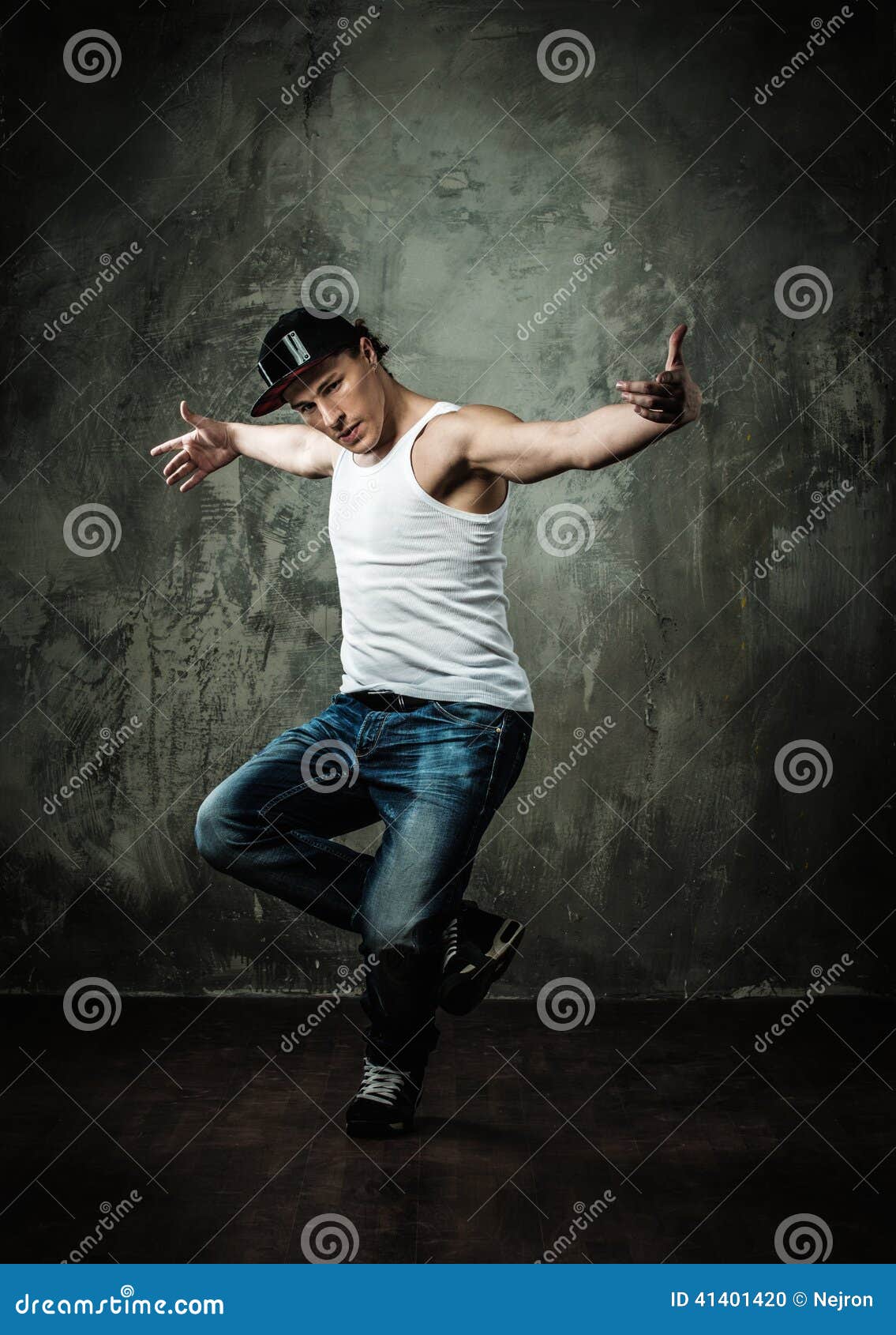 Young man break-dancer stock photo. Image of aerobics - 41401420