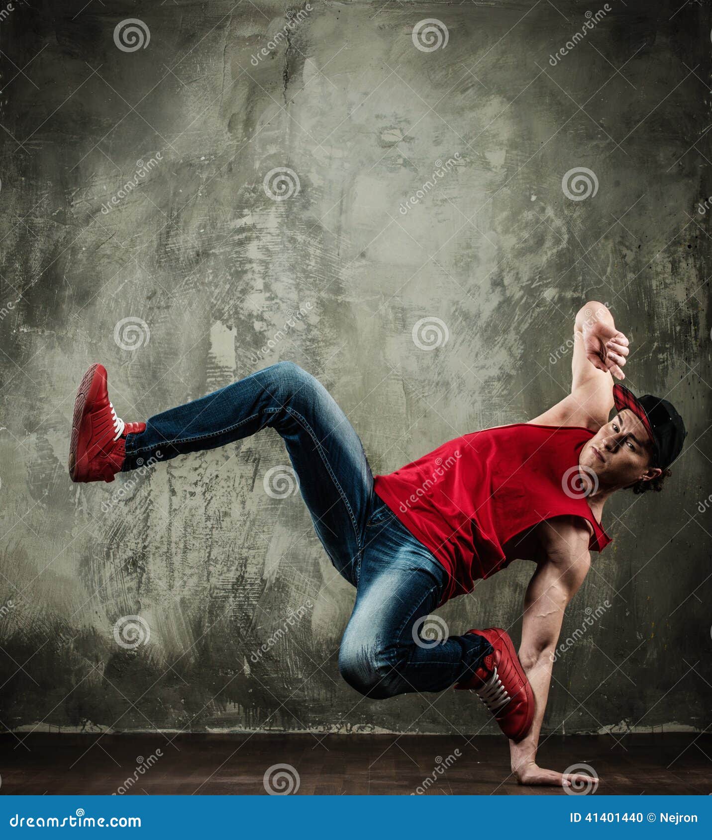 Young man break-dancer stock photo. Image of motion, performer - 41401440