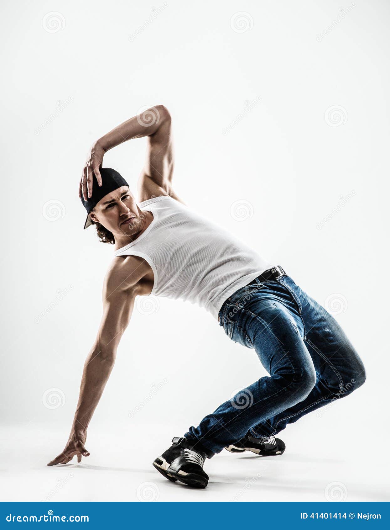 Young man break-dancer stock photo. Image of breakdance - 41401414