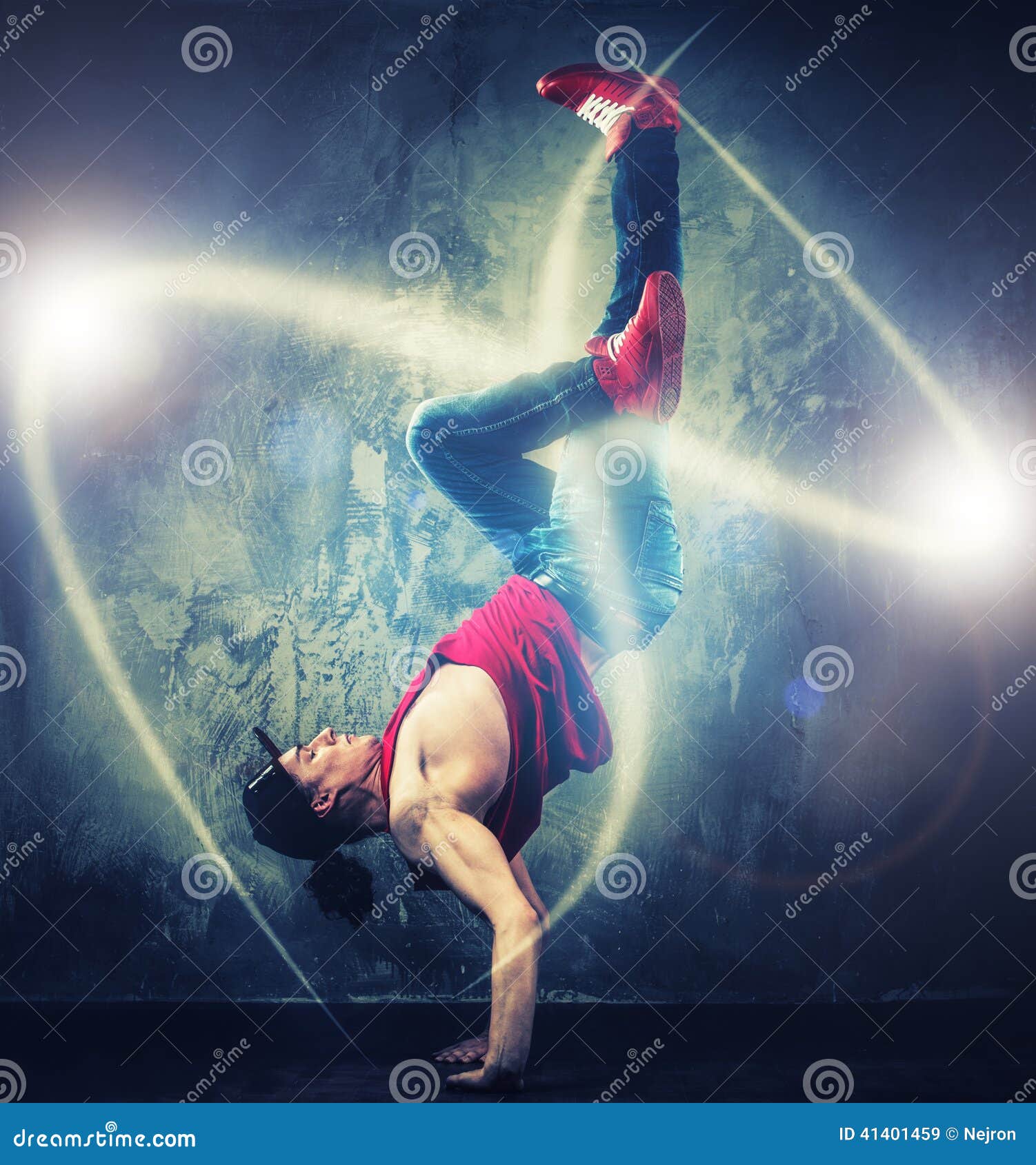 Young man break-dancer stock image. Image of break, extreme - 41401459