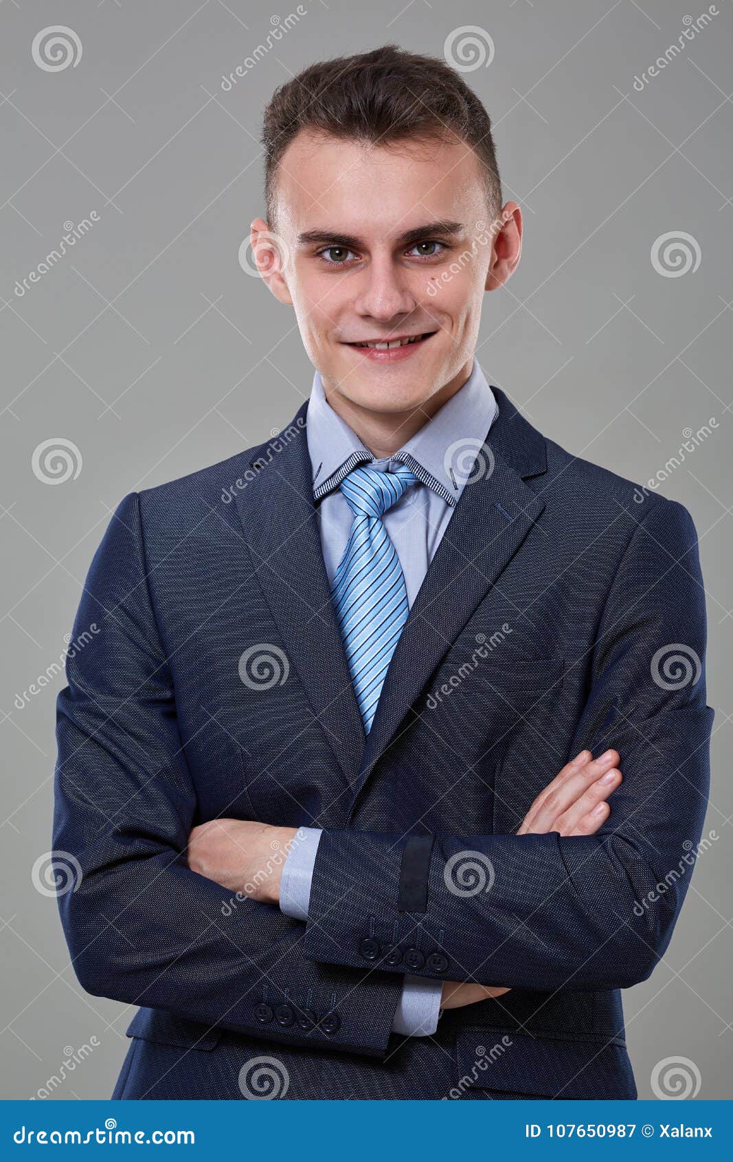 Young man in business suit stock image. Image of office - 107650987
