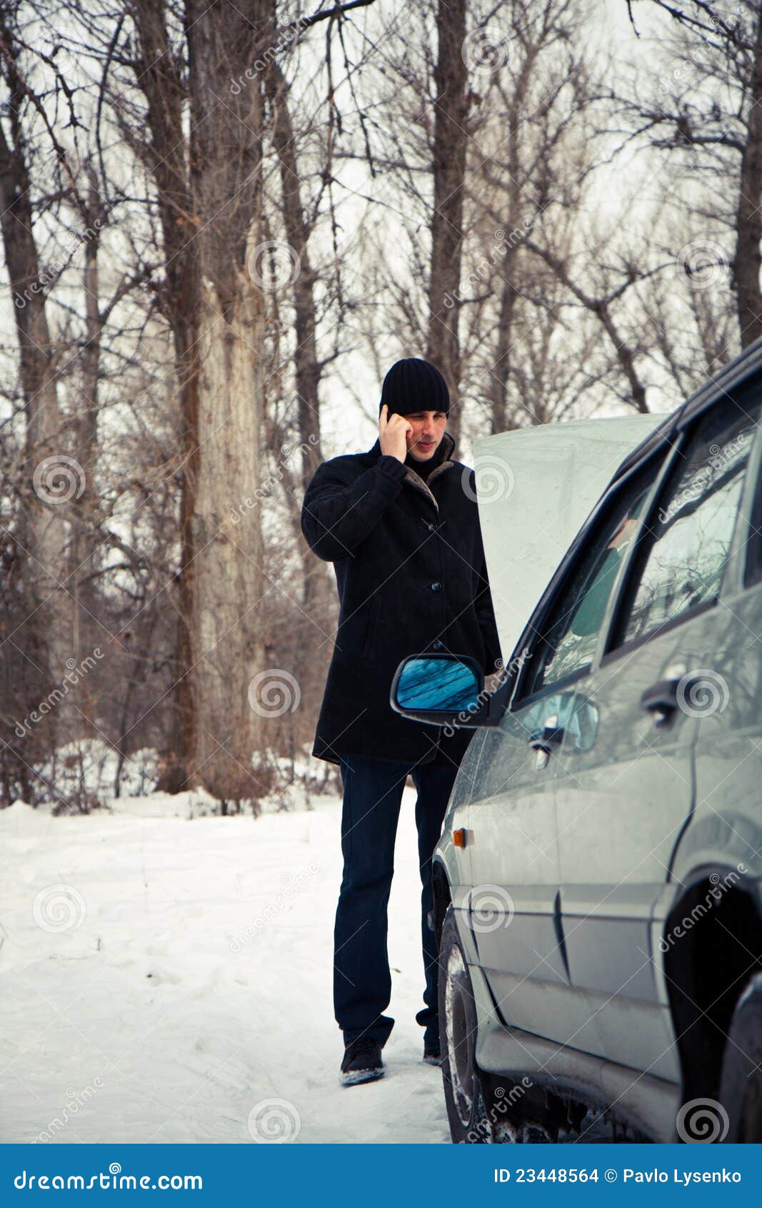 Young man calls for help stock photo. Image of caucasian - 23448564