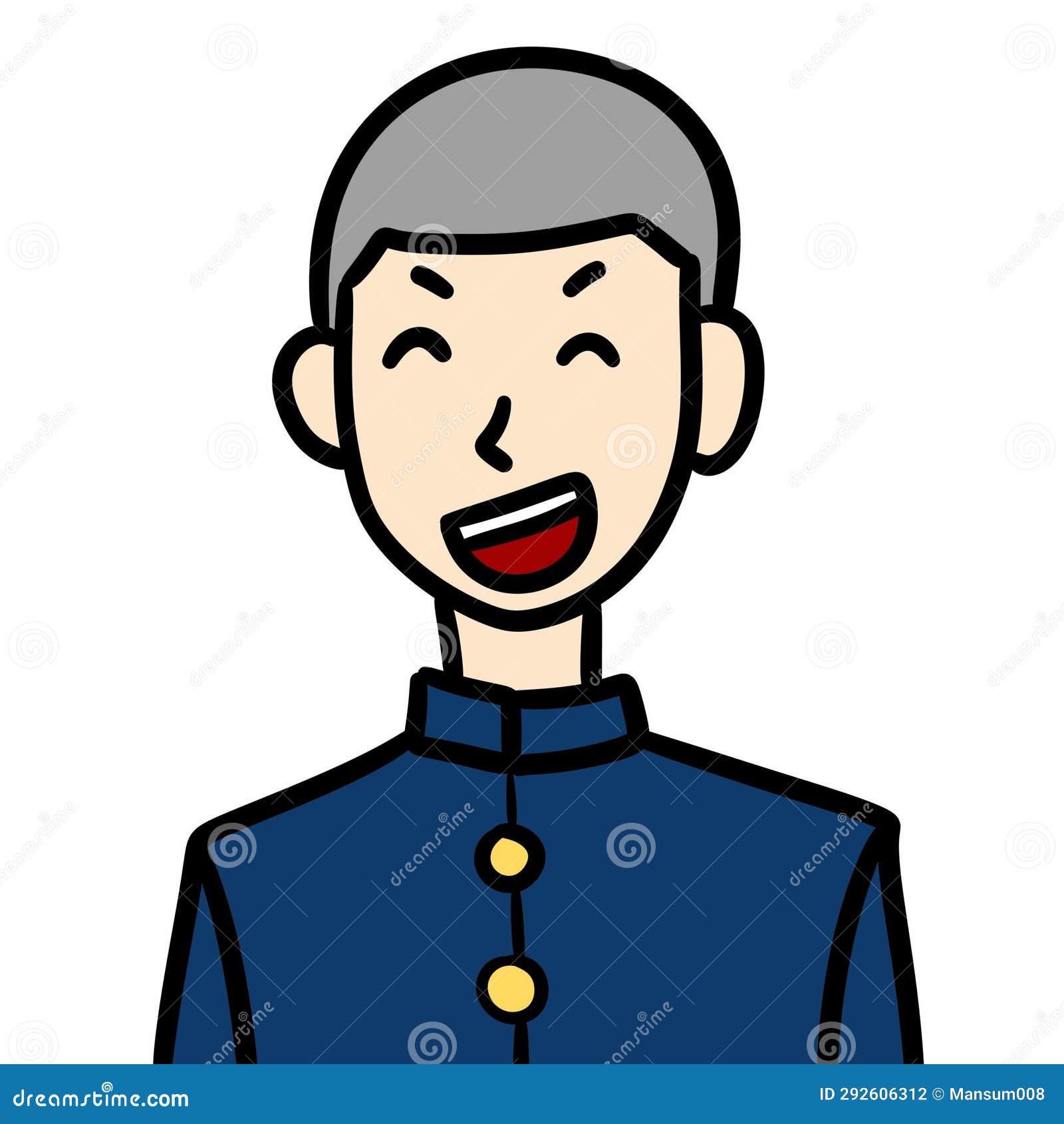 Young Man Cartoon Illustration Graphic Design Stock Illustration ...