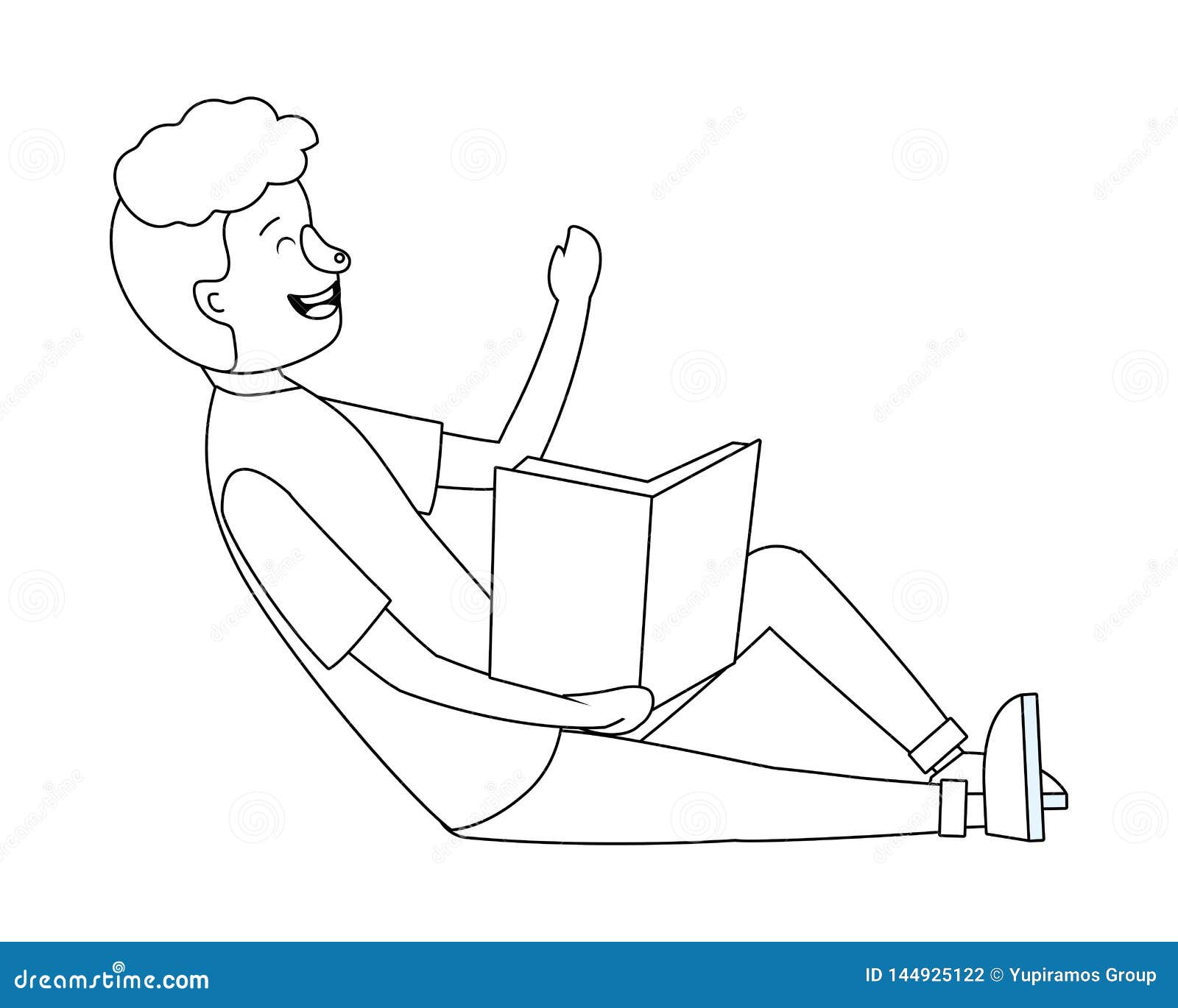 Young man cartoon stock vector. Illustration of lifestyle - 144925122