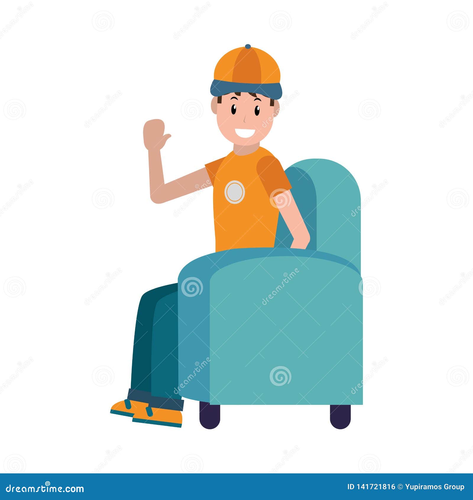 Young man cartoon stock vector. Illustration of formal - 141721816