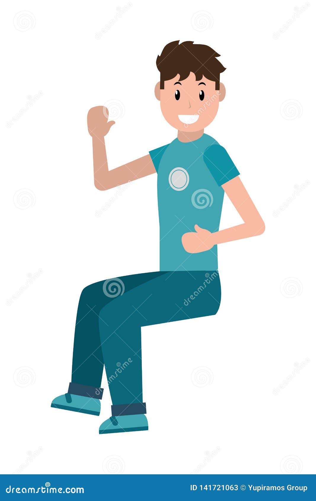 Young man cartoon stock vector. Illustration of handsome - 141721063