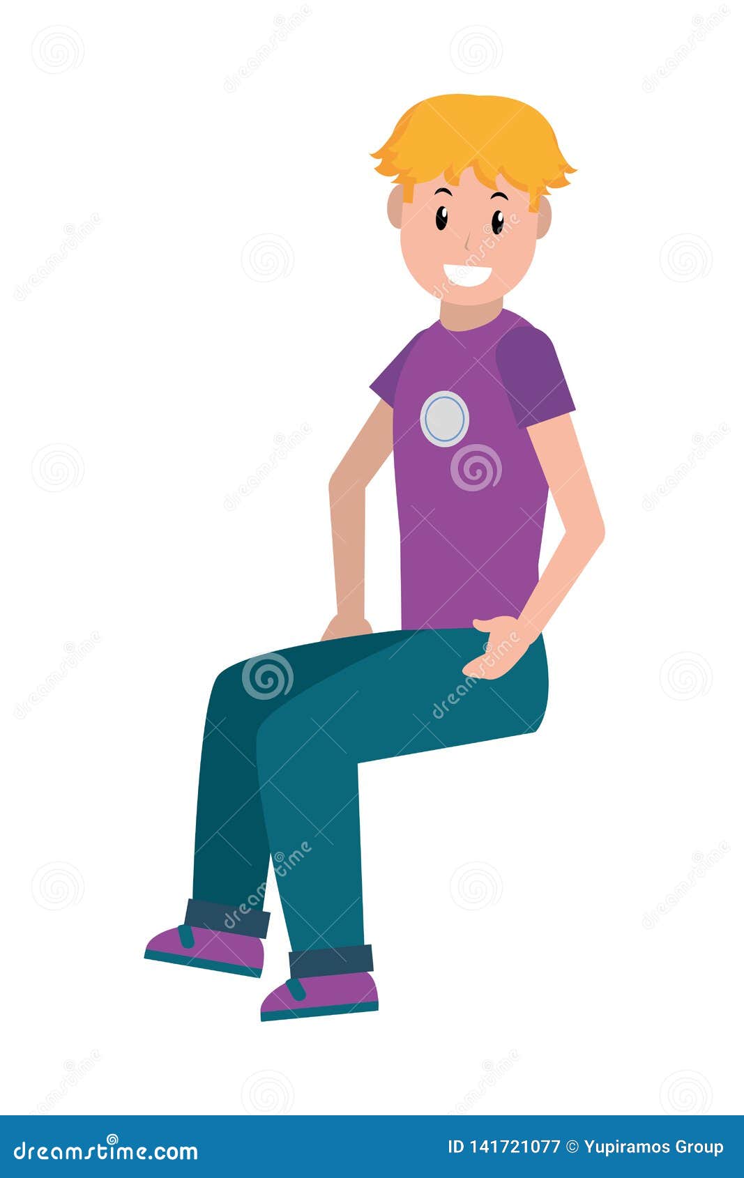 Young man cartoon stock vector. Illustration of confident - 141721077