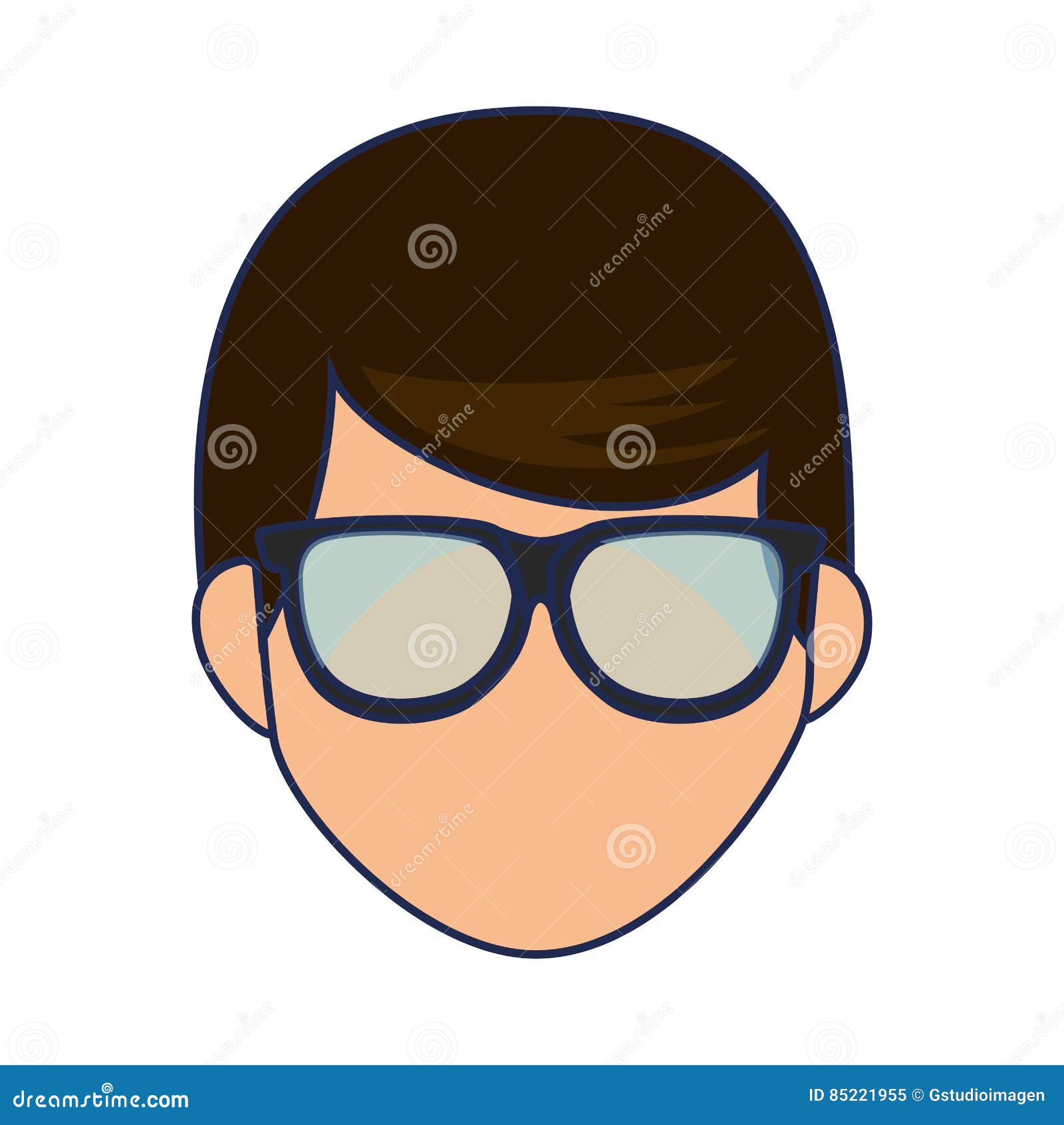 Young man character icon stock illustration. Illustration of design ...