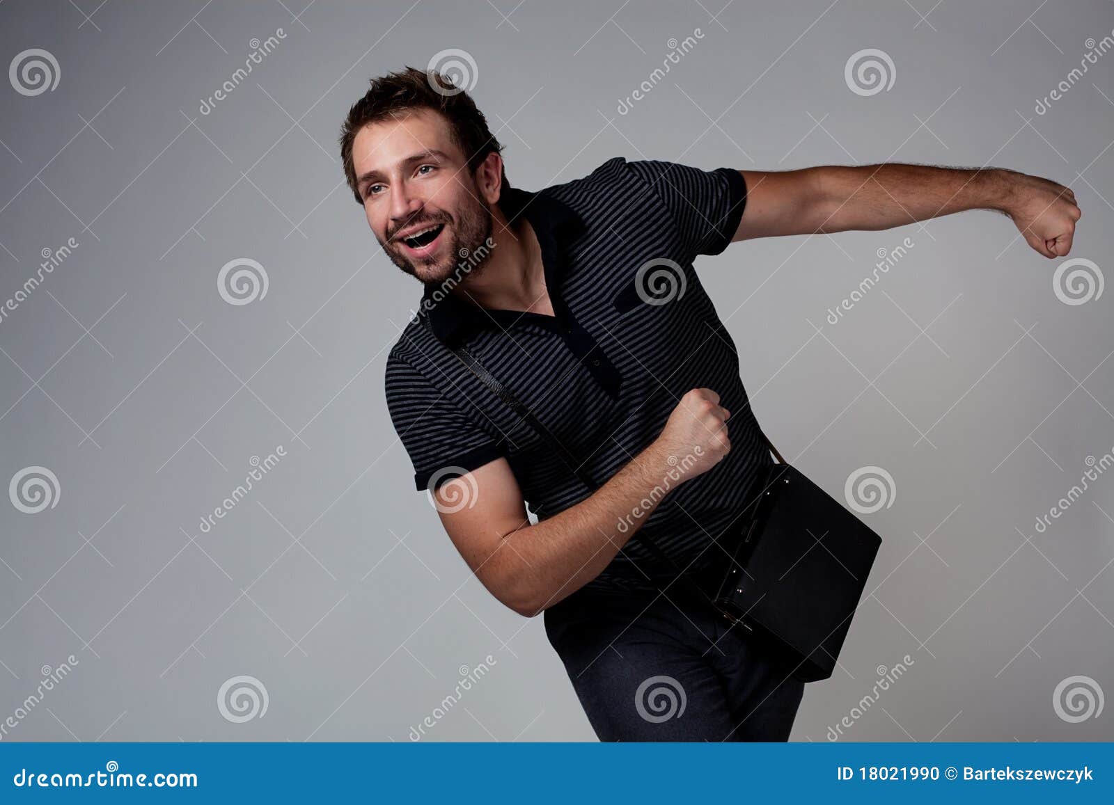 Young man chasing stock photo. Image of adult, concept - 18021990