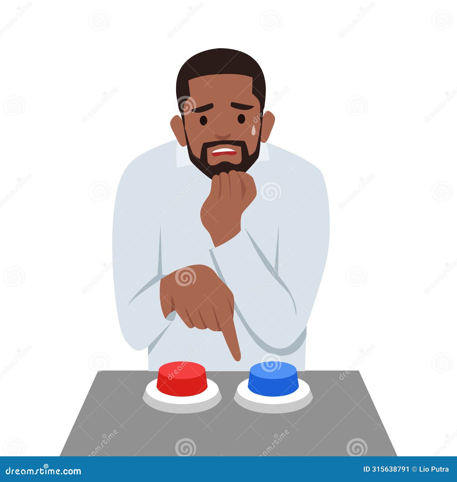 3d Man Push Up Big Red Concept Future Arrow Royalty-Free Stock ...