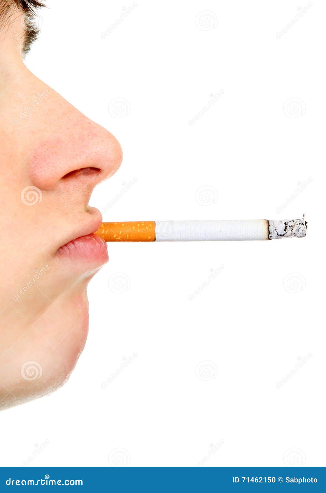 Young Man with Cigarette stock photo. Image of nicotine - 71462150