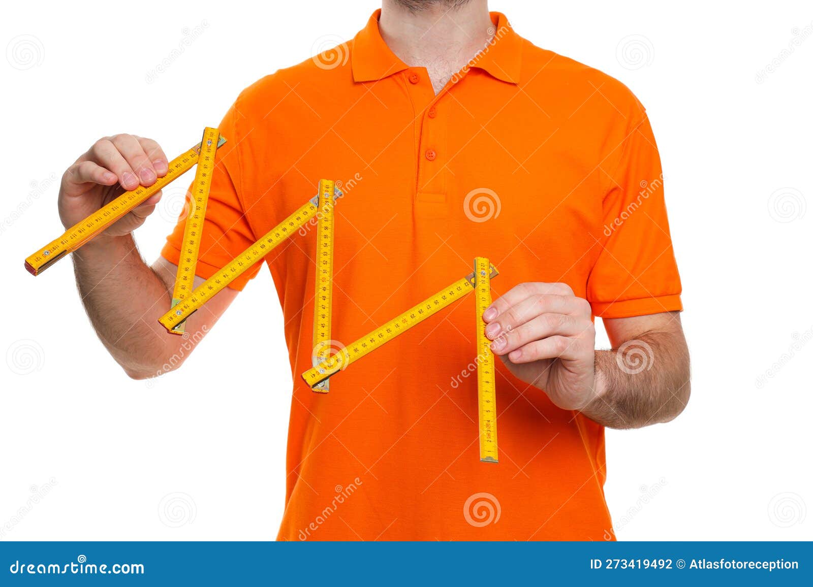 Measuring Roulette Yellow Black On A White Background Banner With Space ...