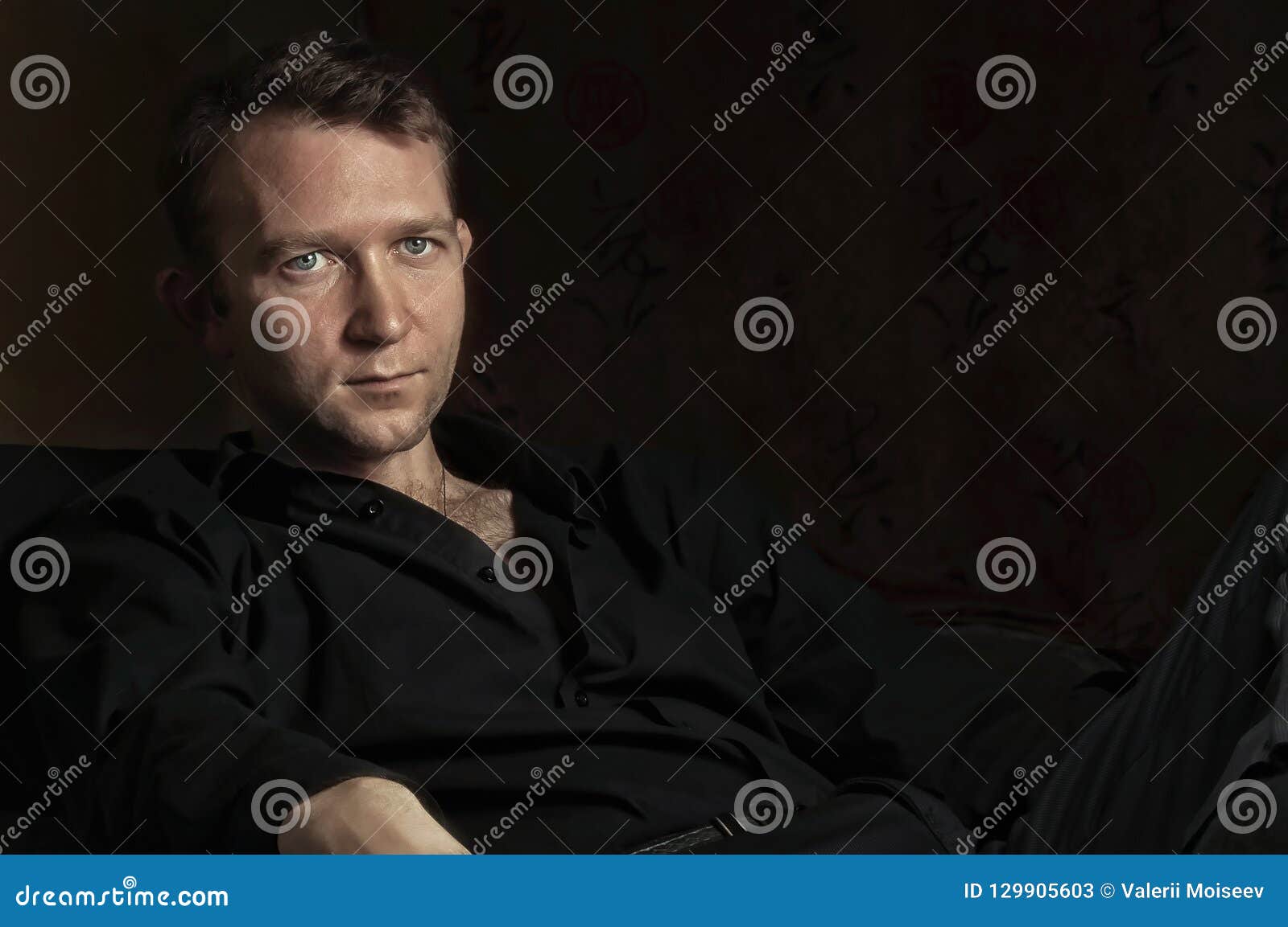 Young Man Close Up Portrait, on Black Background Stock Image - Image of ... Young Man Close Up Portrait, on Black Background Stock Image - Image of ...
