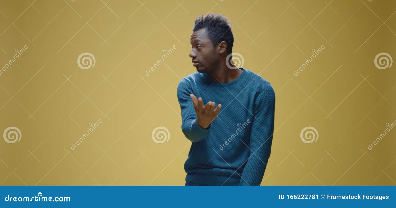 Young Man Complaining To Camera Stock Image - Image of male, annoyed ...