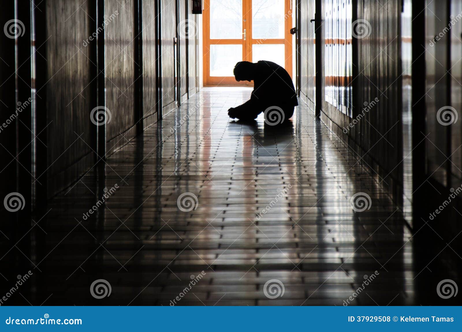 Shadow man stock photo. Image of white, black, door, alone - 37929508