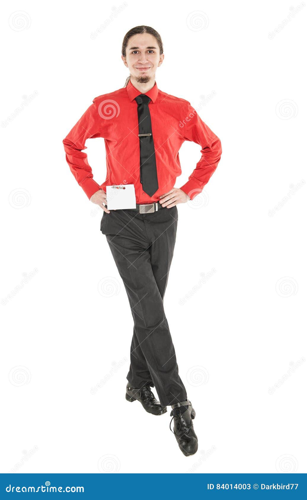 Young Man in Costume for Irish Dance Isolated Stock Image - Image of ...