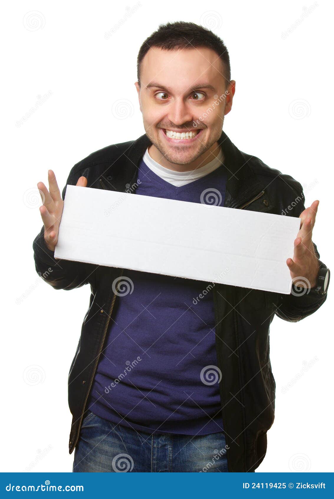 Young man with crazy smile stock image. Image of background - 24119425