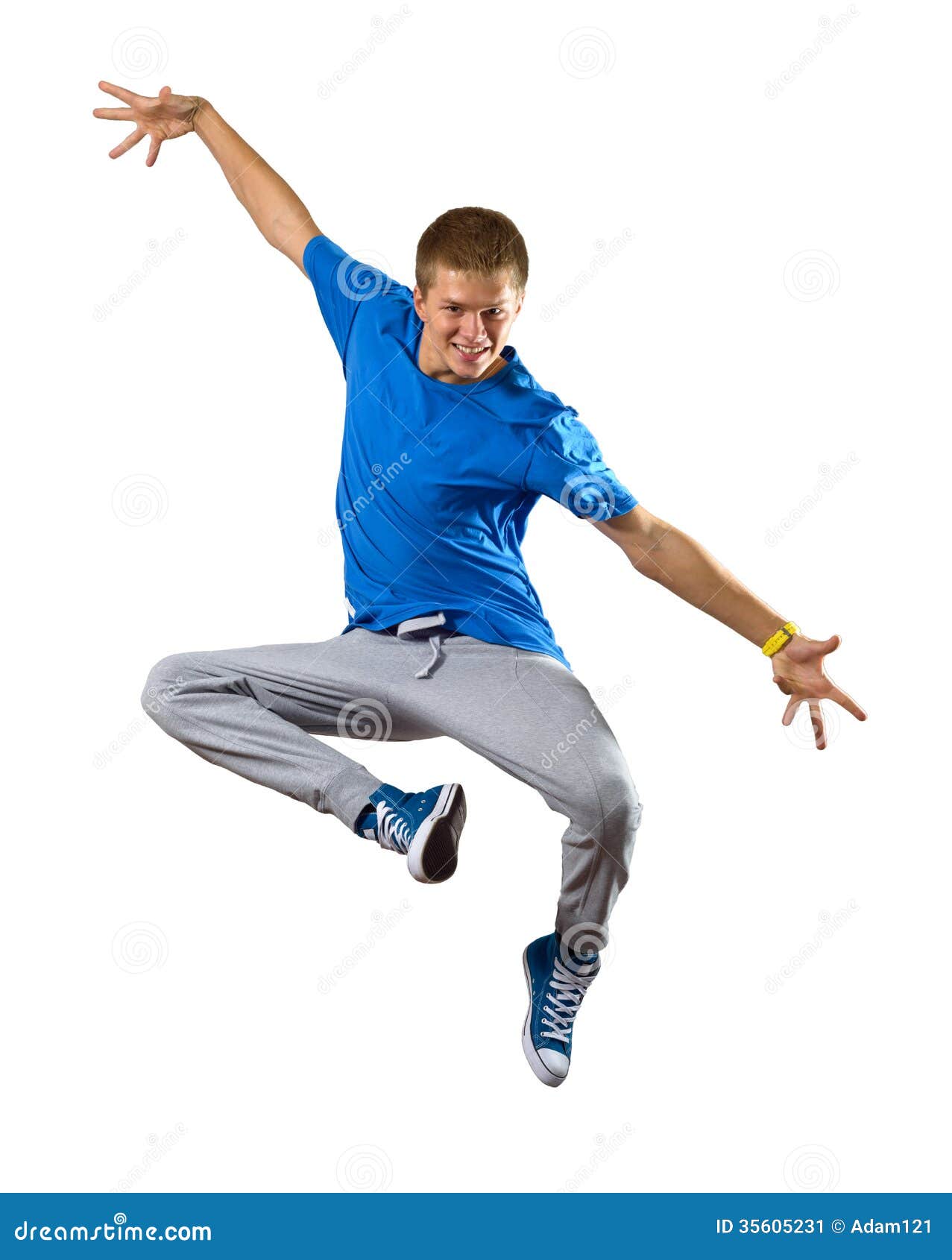 Young man dancer stock image. Image of elegant, exercise - 35605231