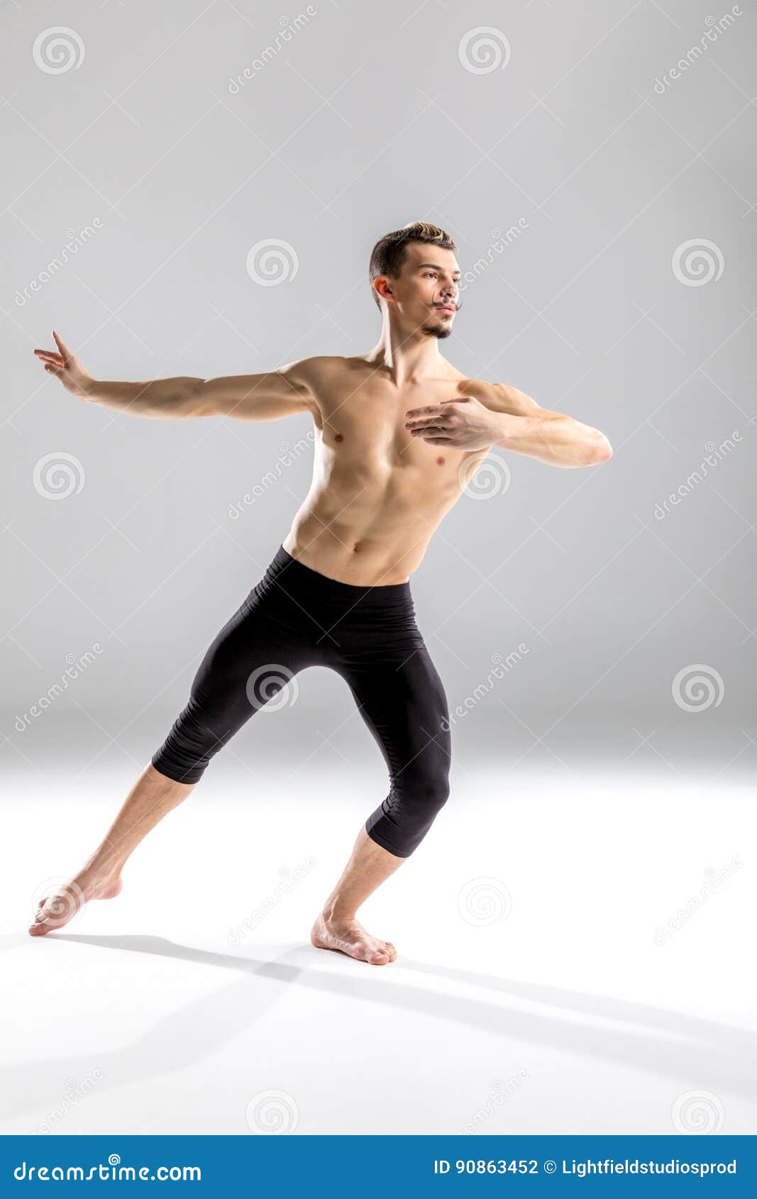 Young man dancing stock photo. Image of flexibility, movement - 90863452