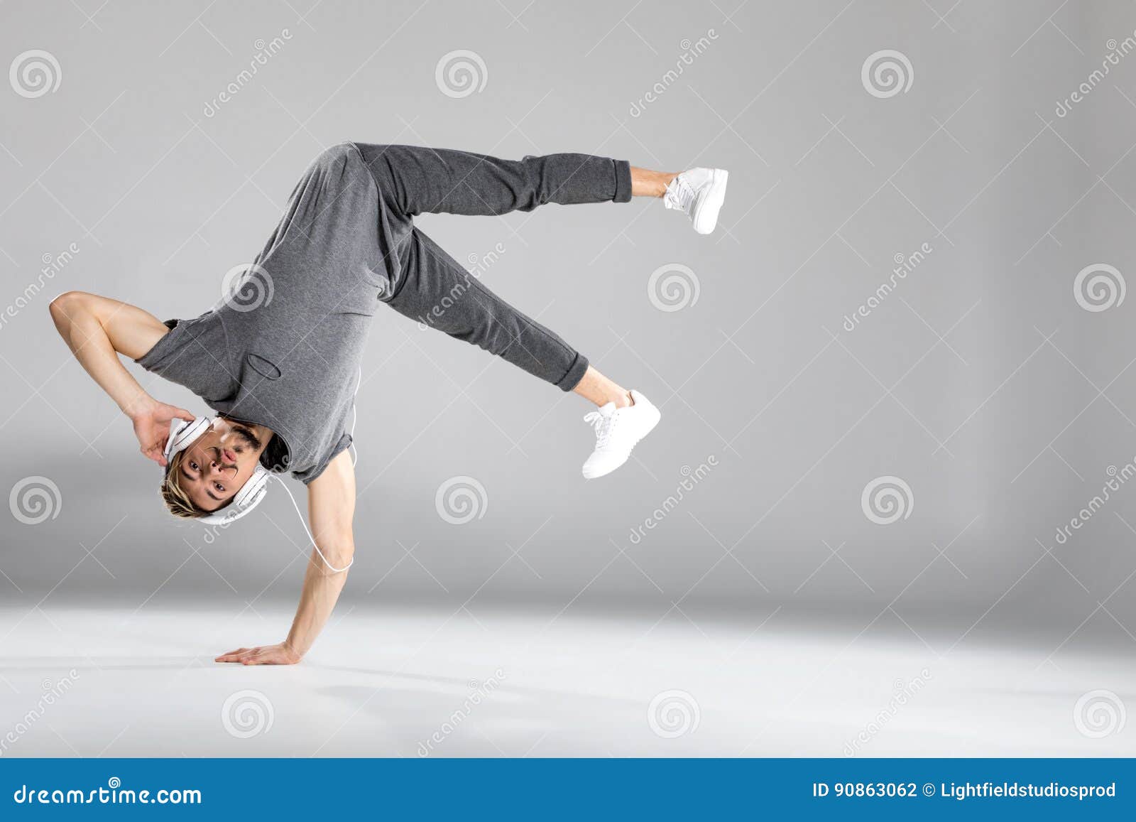 Young man dancing stock photo. Image of contemporary - 90863062