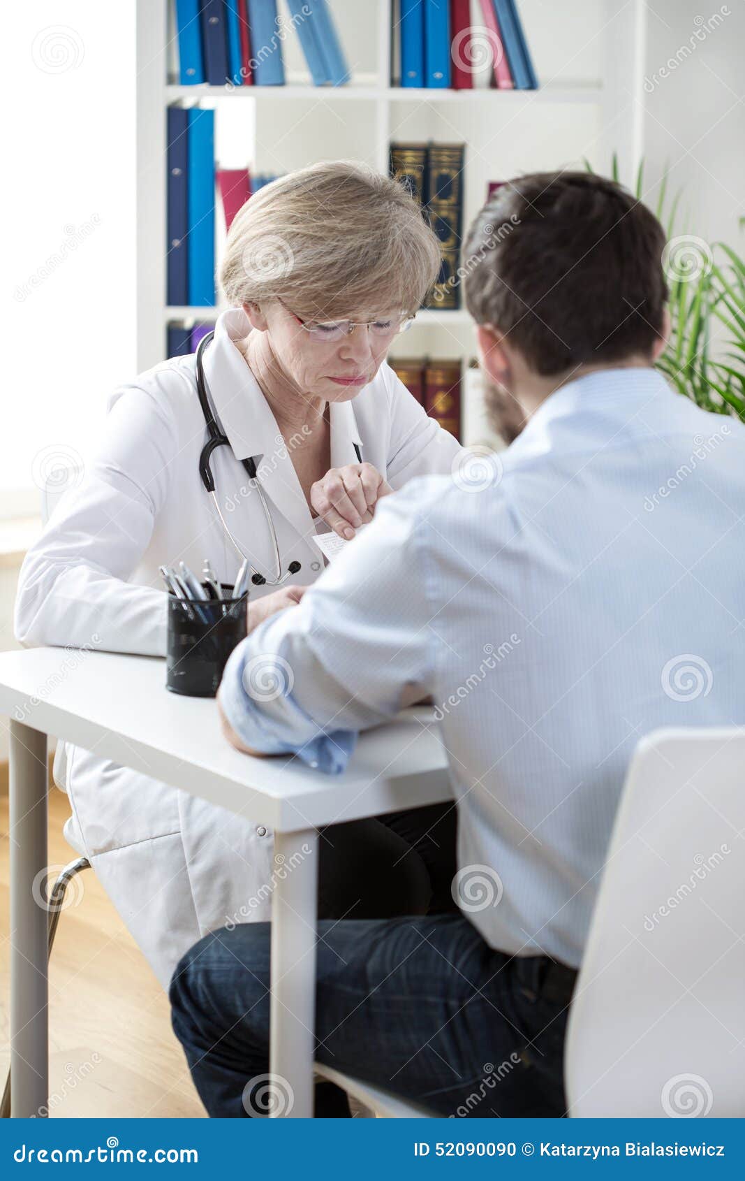 Young Man at Doctor S Office Stock Photo - Image of physician ...