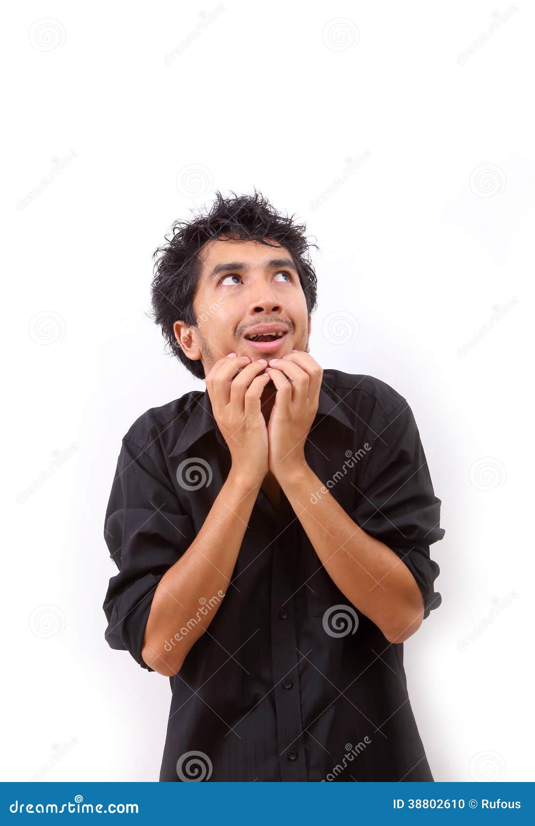 Young Man with Doubtful Expression Stock Photo - Image of young, doubt ...