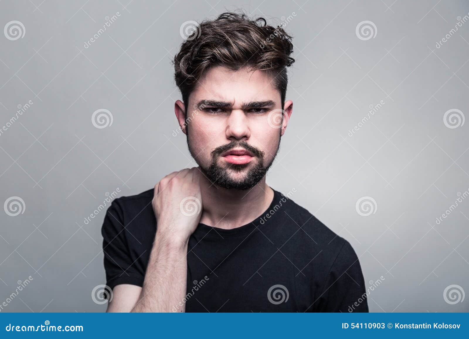 Young man doubting stock image. Image of white, adult - 54110903